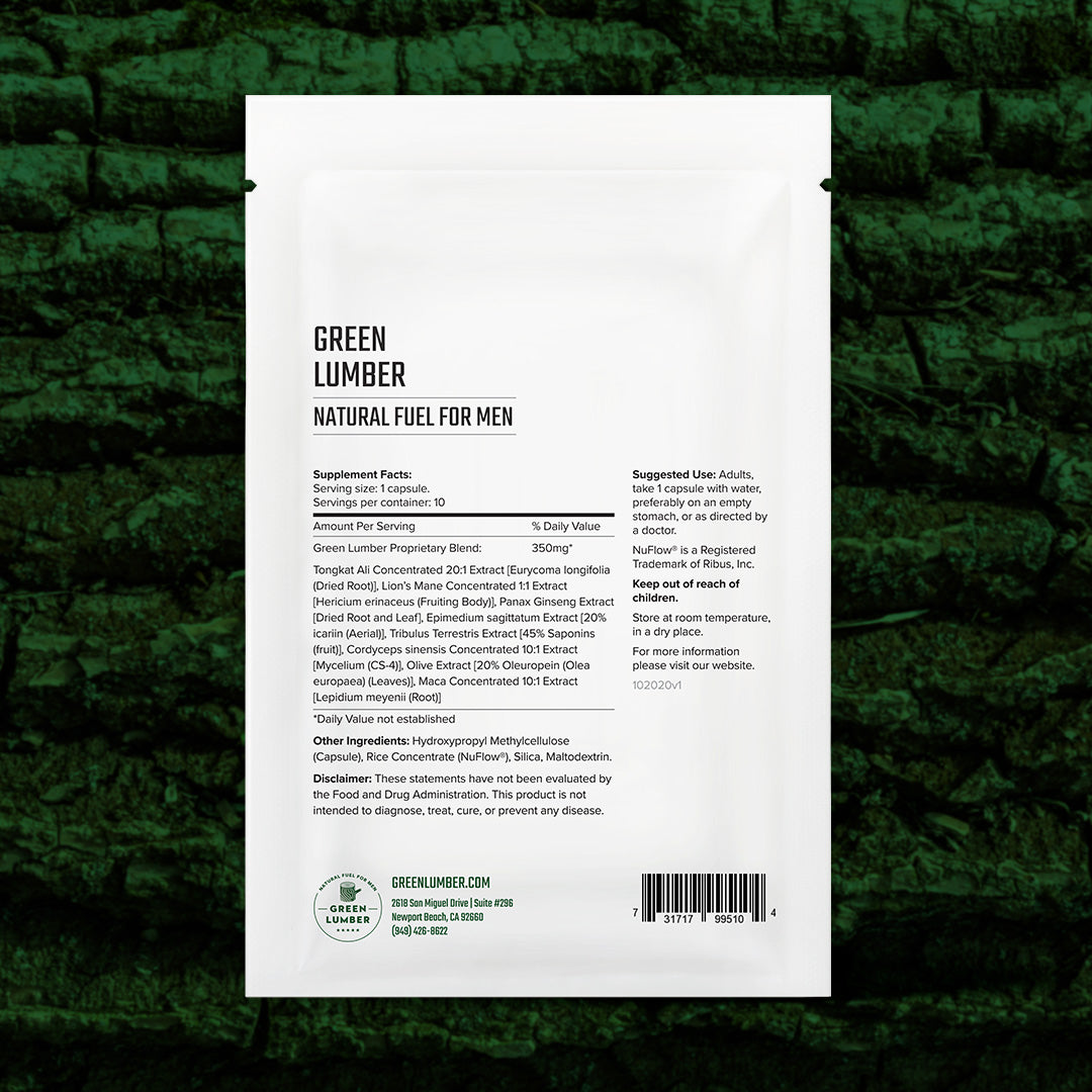 Green Lumber - all-natural fuel for men